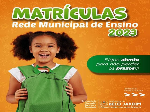 Prefeitura De Belo Jardim Anuncia Prazos Para Rematrículas E Matrículas